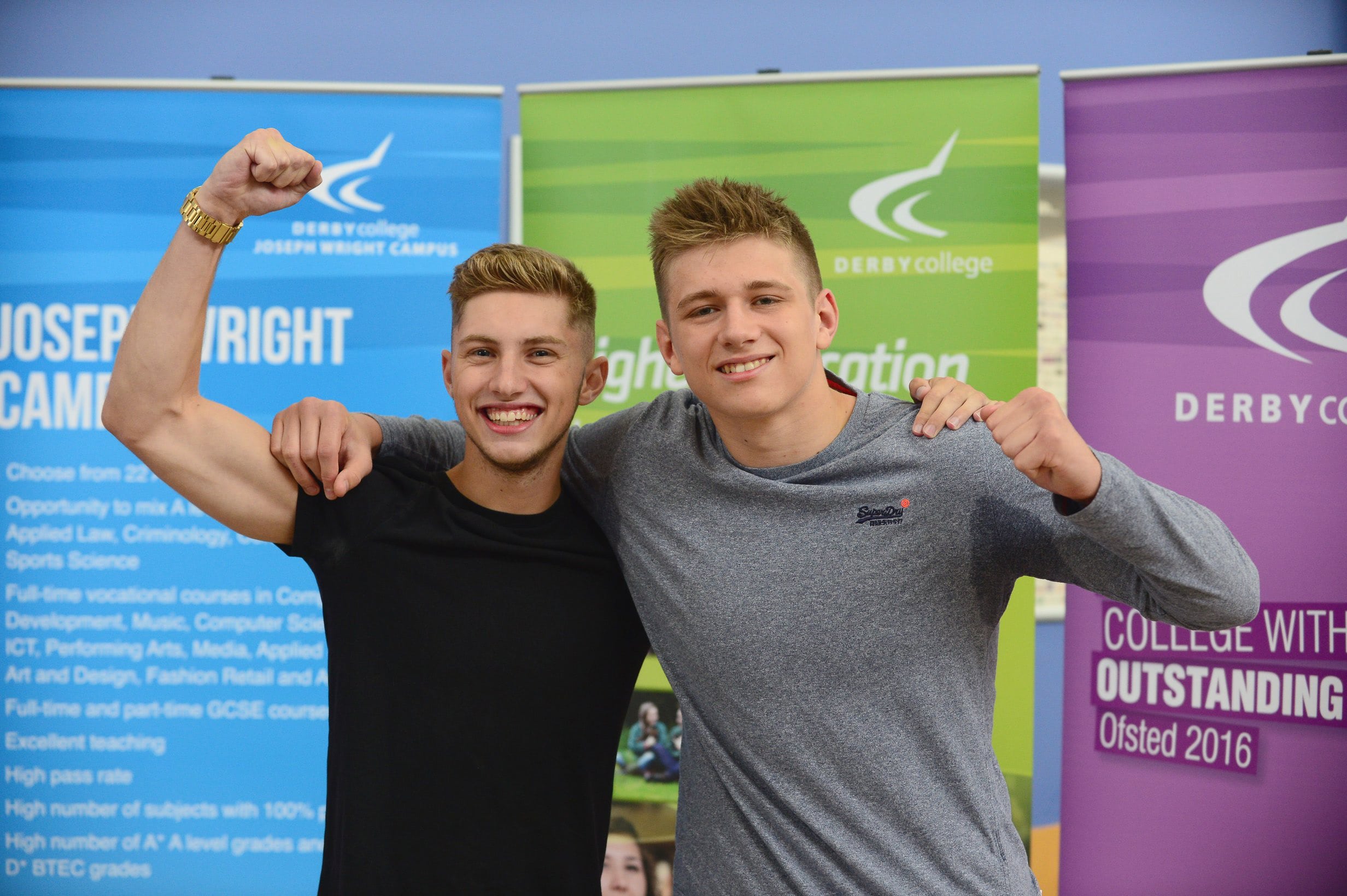 FE News | DERBY COLLEGE CELEBRATES HIGHER ACHIEVEMENTS IN A-LEVEL RESULTS