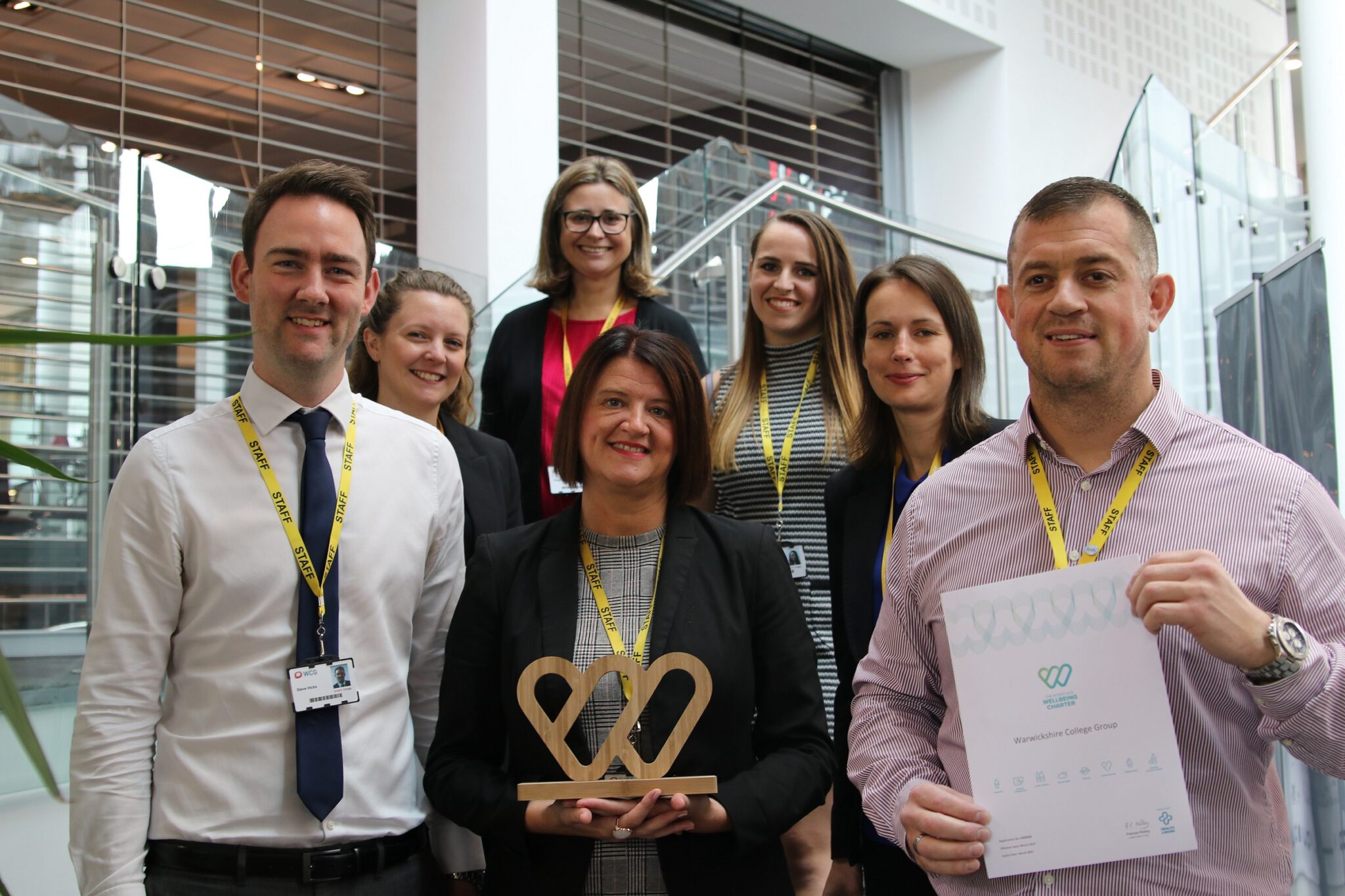FE News | WCG receives national wellbeing recognition for support of staff