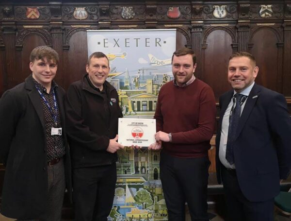 FE News | Highest Rate of Apprenticeship Starts: Exeter awarded City of ...