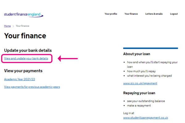 FE News | Updating your student finance details