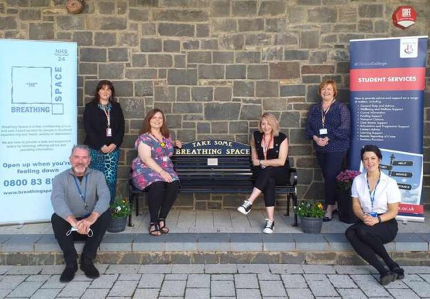 FE News | College unveils ‘Breathing Space Bench’ in a bid to boost ...