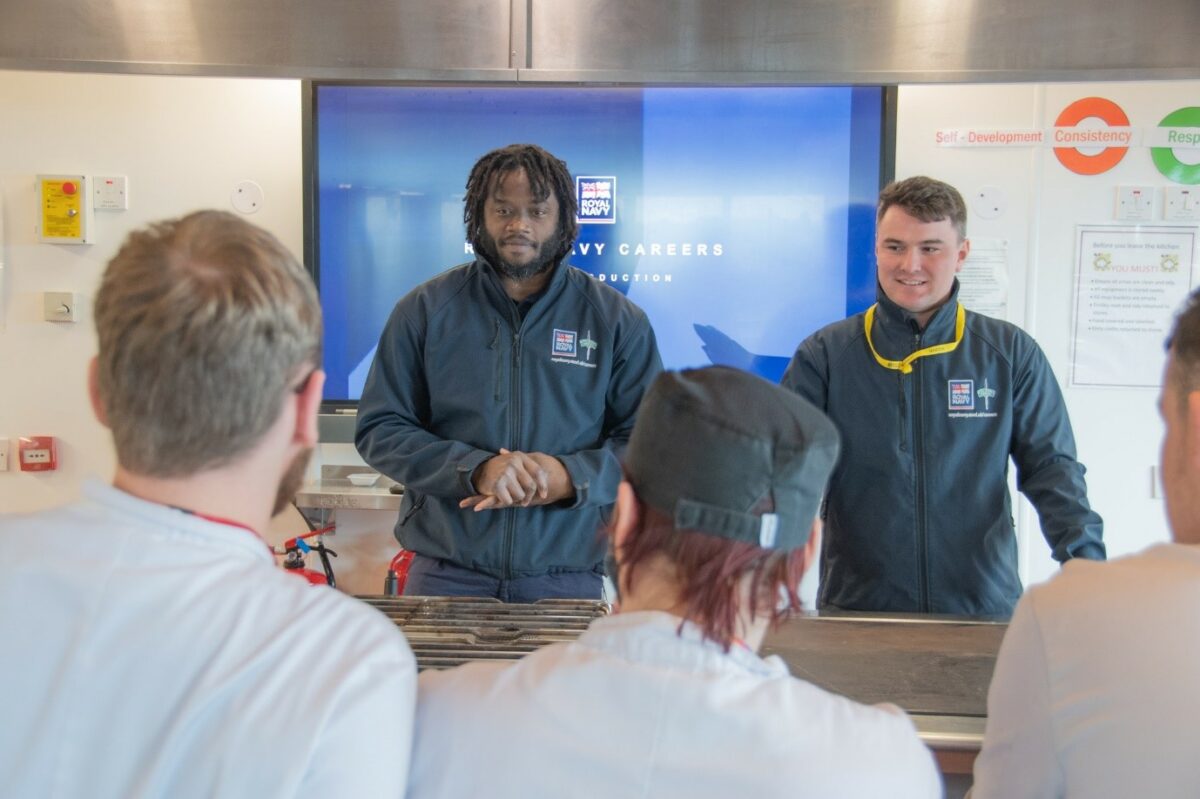 Students gear up for future careers with Royal Navy officers – FE News