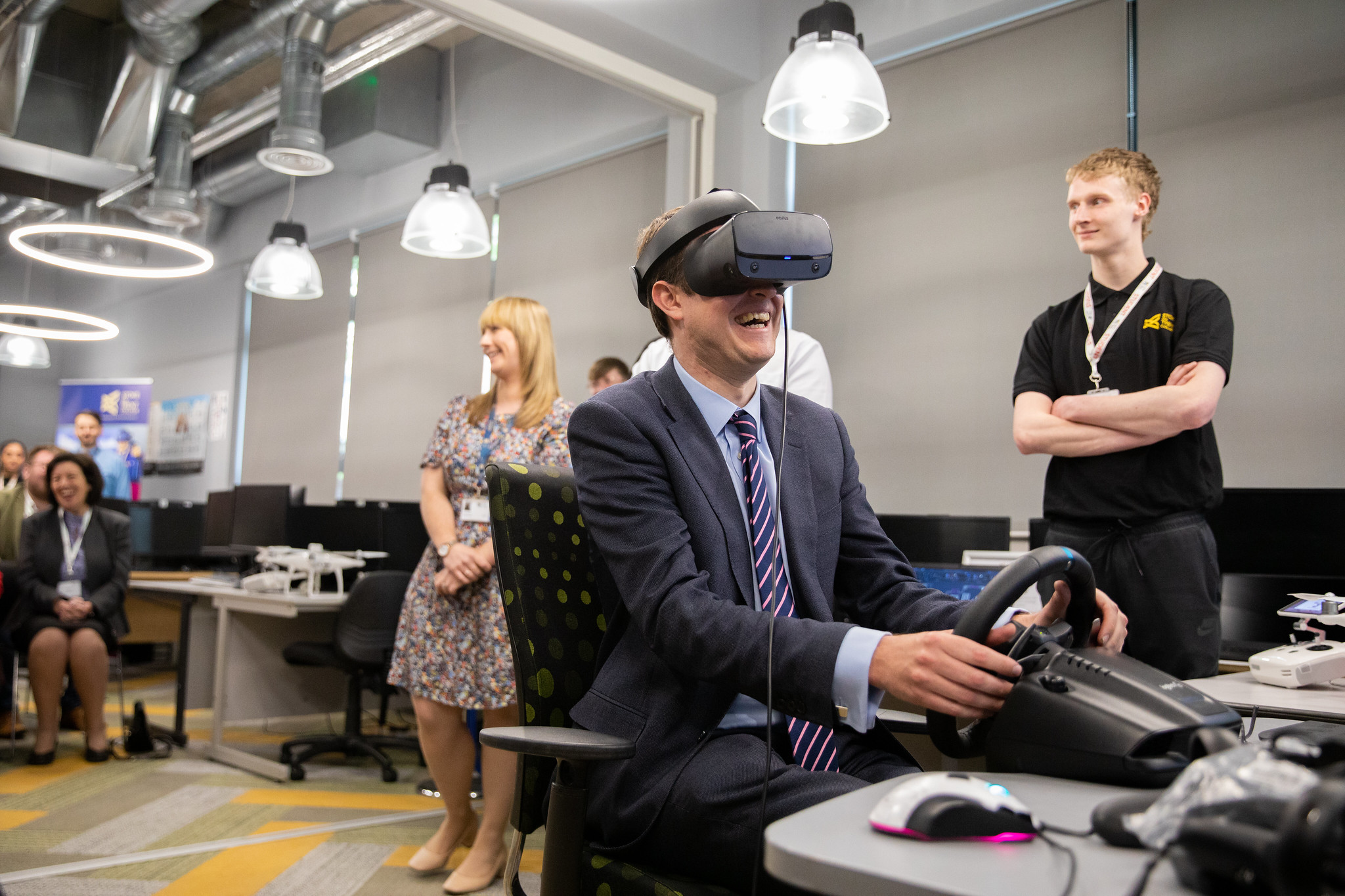 FE News | Chief Secretary opens “cutting edge” Virtual Reality training ...