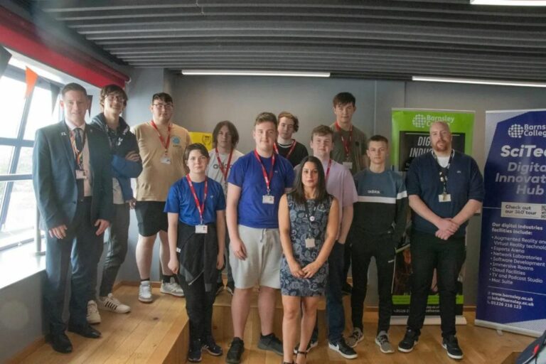FE News | Barnsley College Digital students celebrate T Level milestone