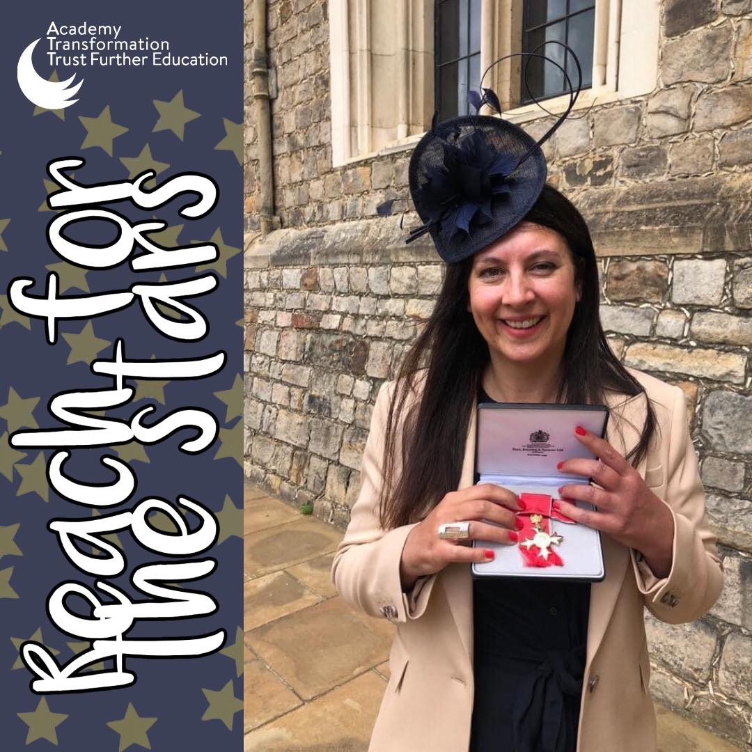 FE News | When ATTFE Principal Liz Barrett collected her OBE from ...