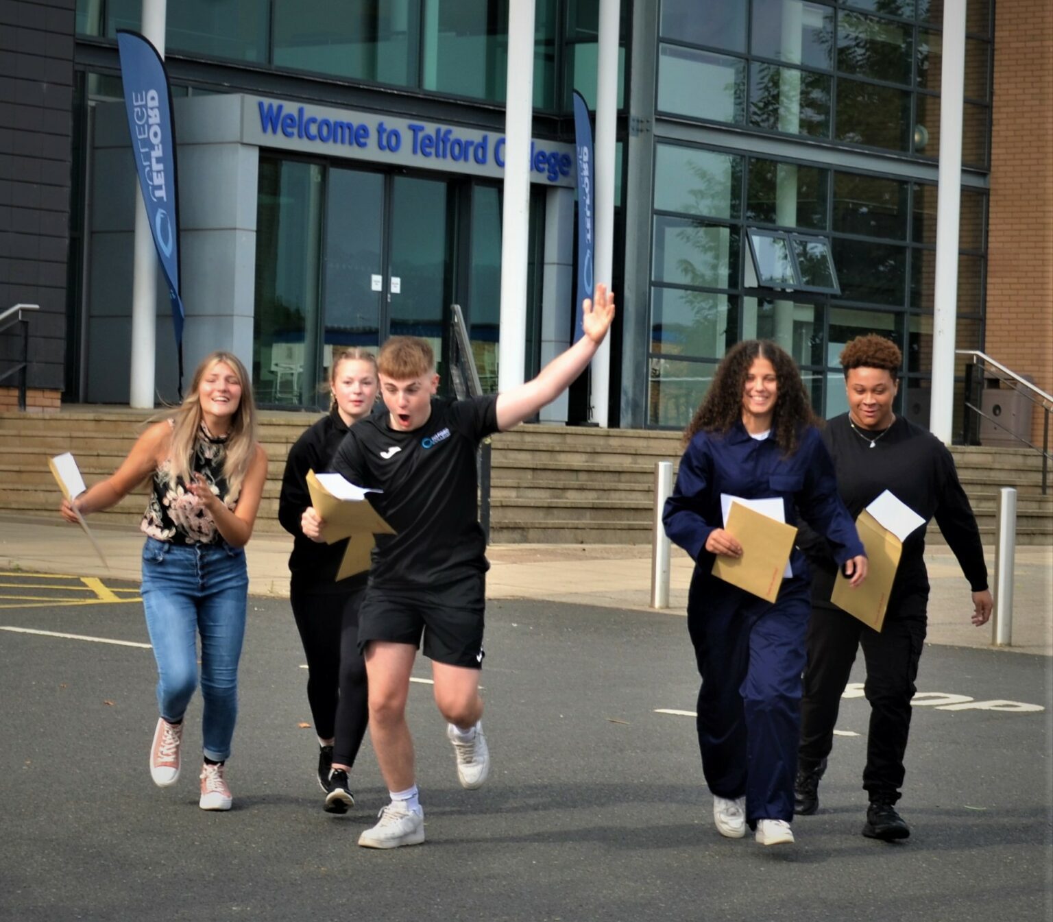 FE News | Telford College celebrates A level and BTEC results