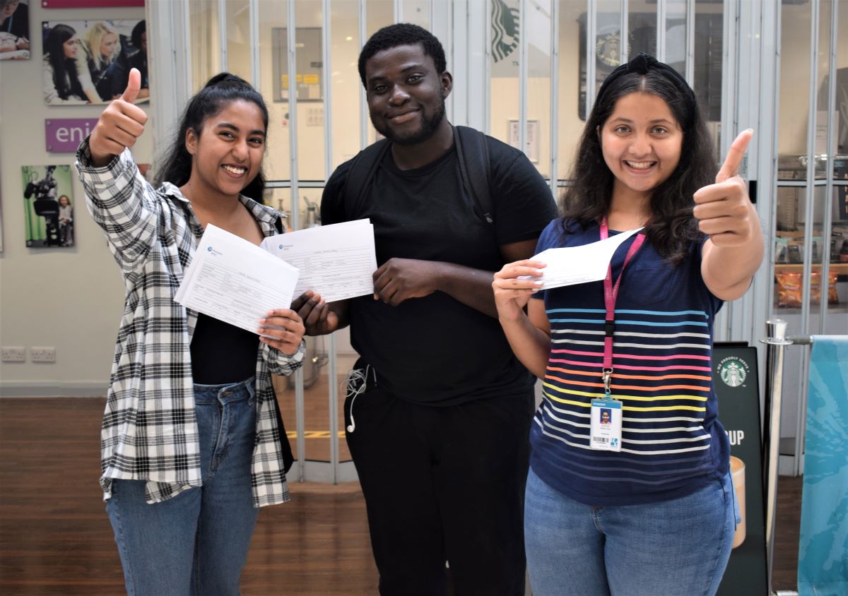 FE News | Uxbridge College students celebrate A Level, BTEC and new T ...