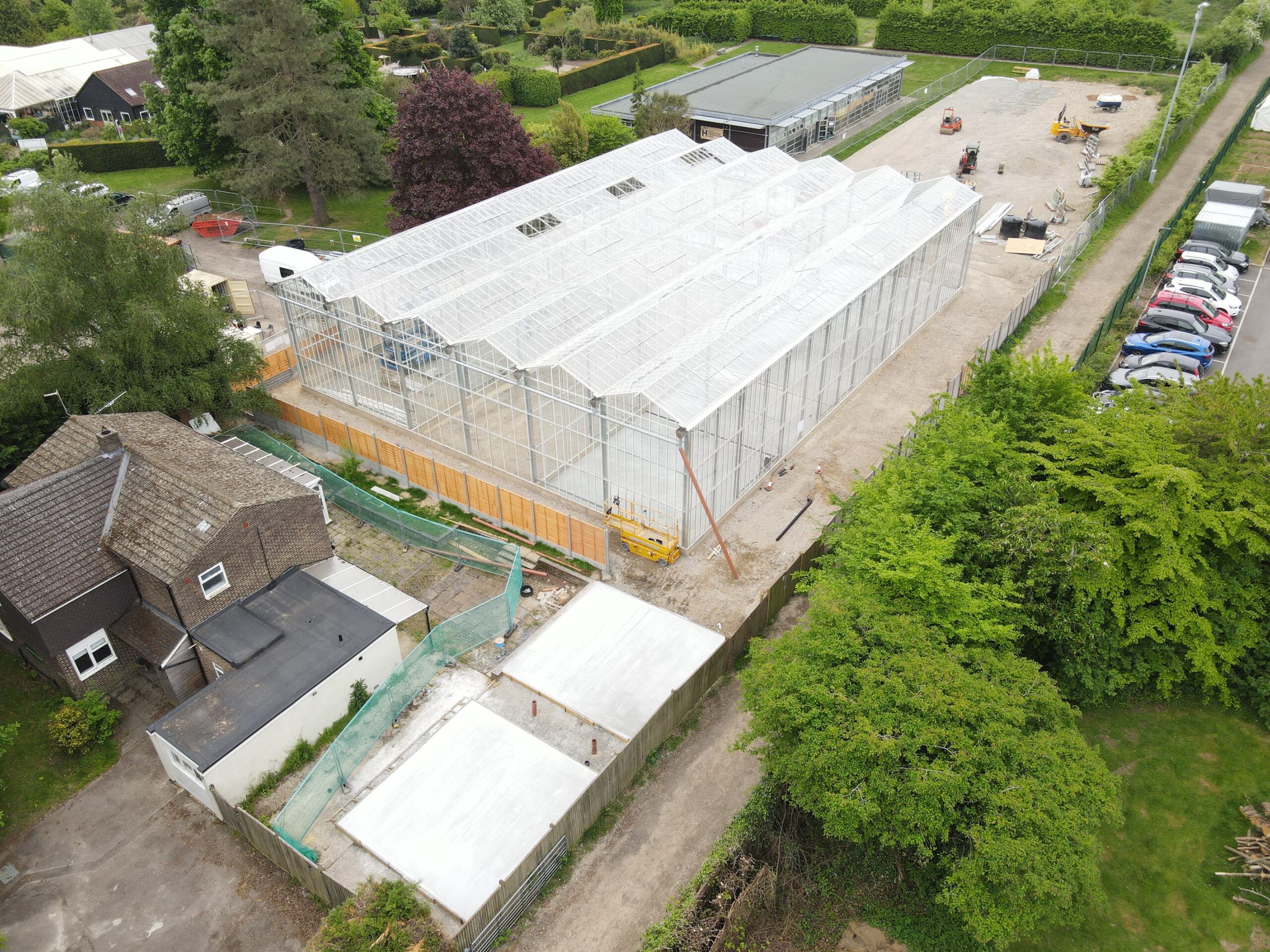 FE News | Hadlow College Glasshouse Relocation Inspires Next Generation ...