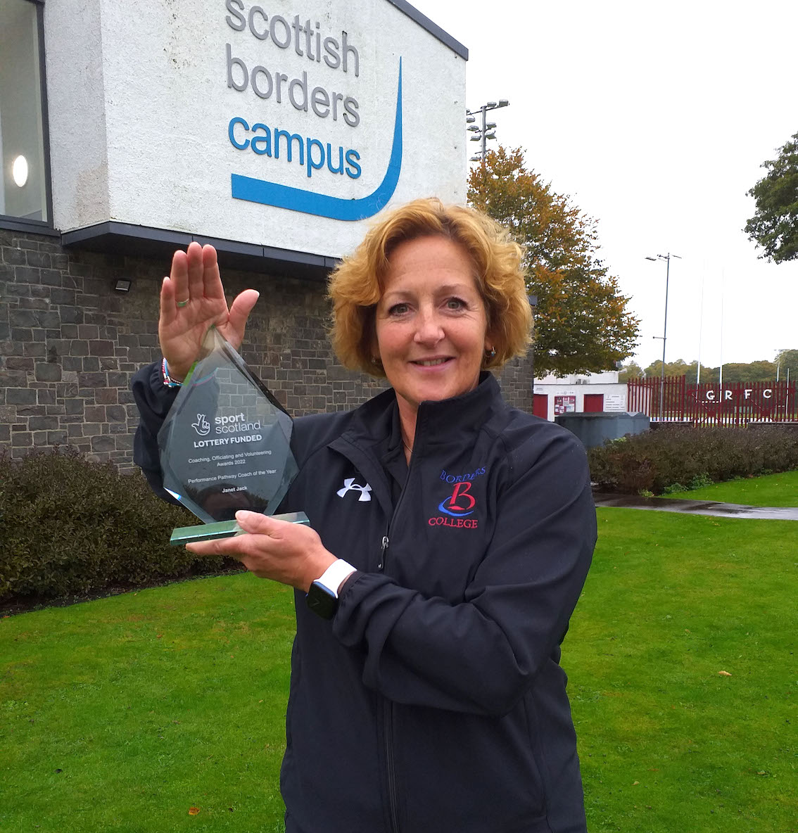 FE News | Janet’s inspiring dedication to hockey coaching recognised at national awards