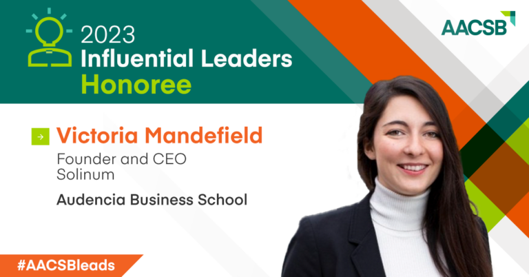 FE News | Audencia Alumnus, Victoria Mandefield, honoured as 2023 AACSB ...
