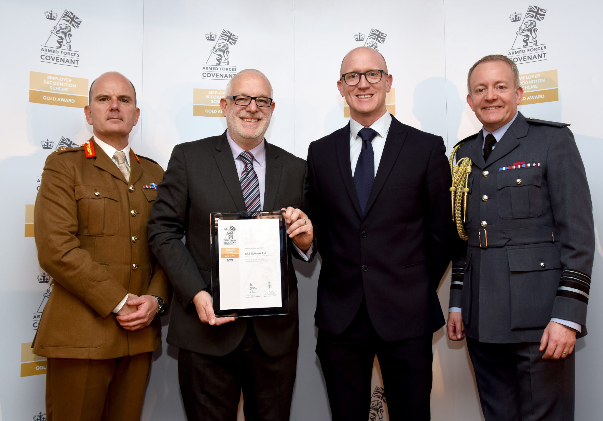 FE News | SAS achieves gold status for armed forces covenant in support ...