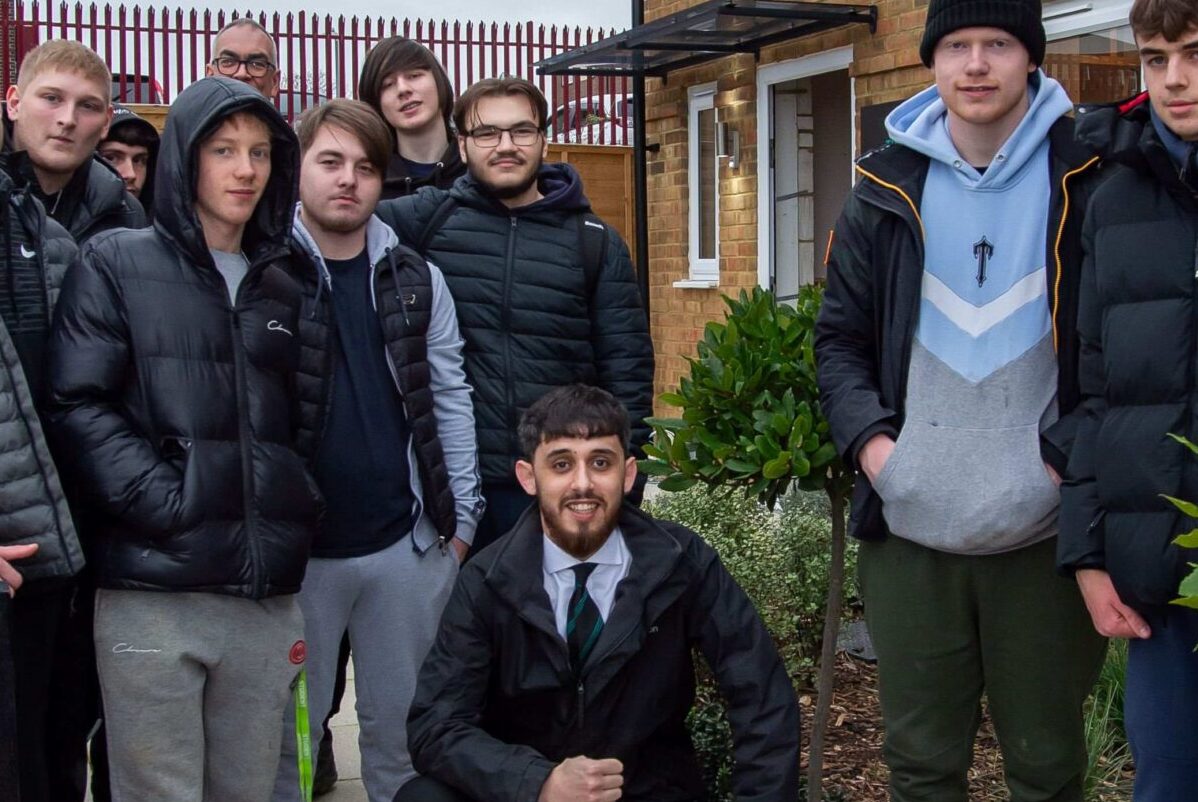 FE News | Construction students see behind the scenes at new housing ...