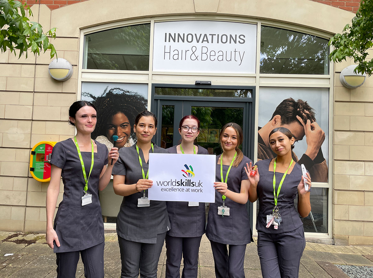 FE News | Hair and Beauty students test their skills in WorldSkills ...