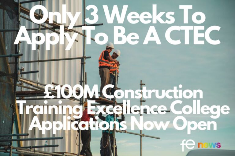 FE News | Colleges Have Just Three Weeks to Apply To Be A Construction ...