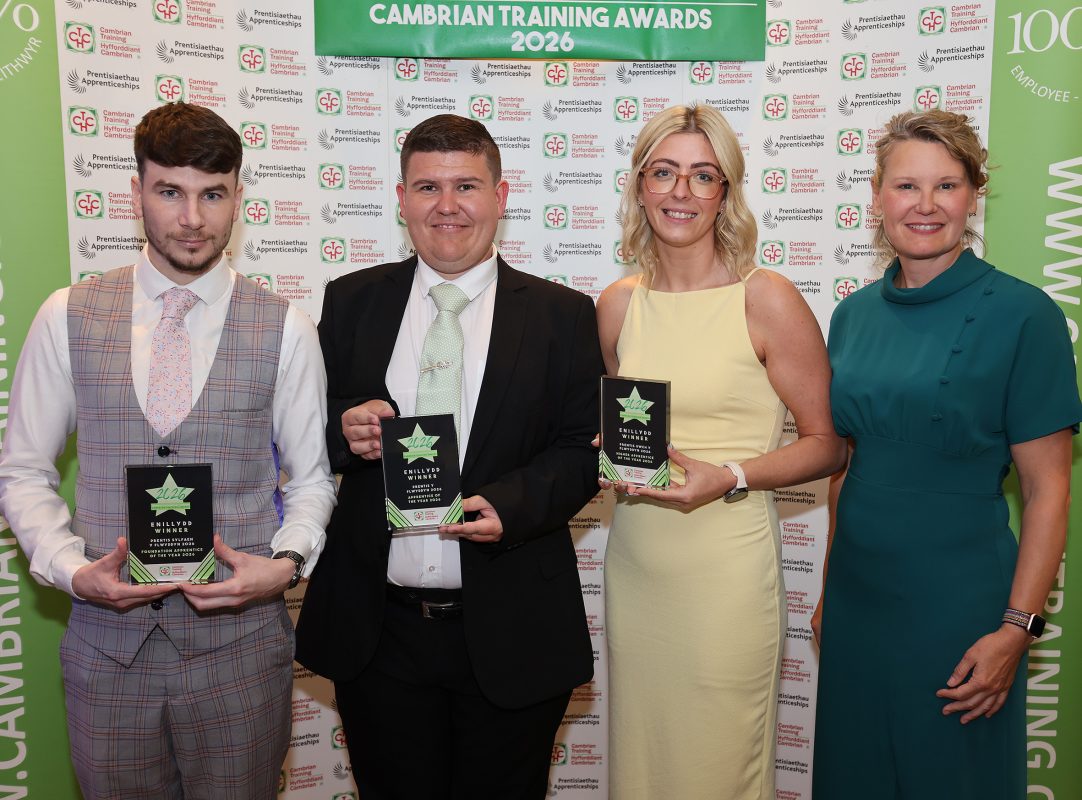 FE News | Three outstanding apprentices win Cambrian Training Company ...